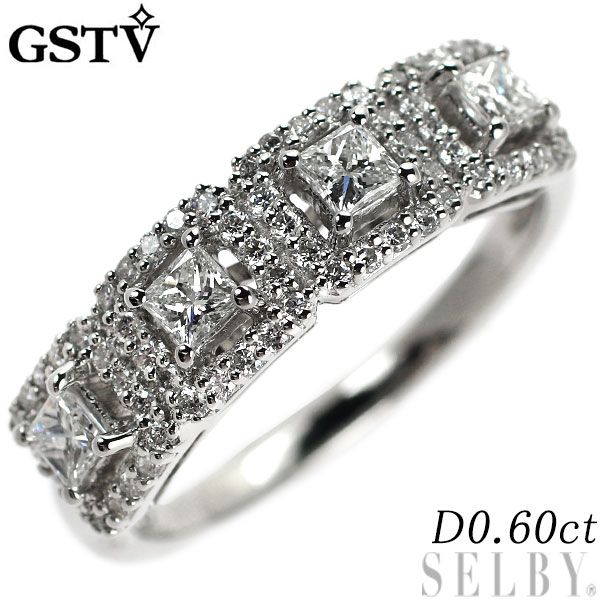 GSTV Pt950 ダイヤモンド リング 0.60ct - メルカリ