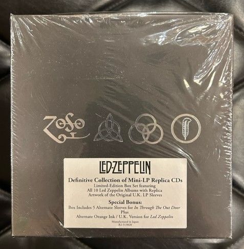 【紙ジャケBOX】Led Zeppelin 「Definitive Collection Of Mini-LP Replica CDs」 - メルカリ