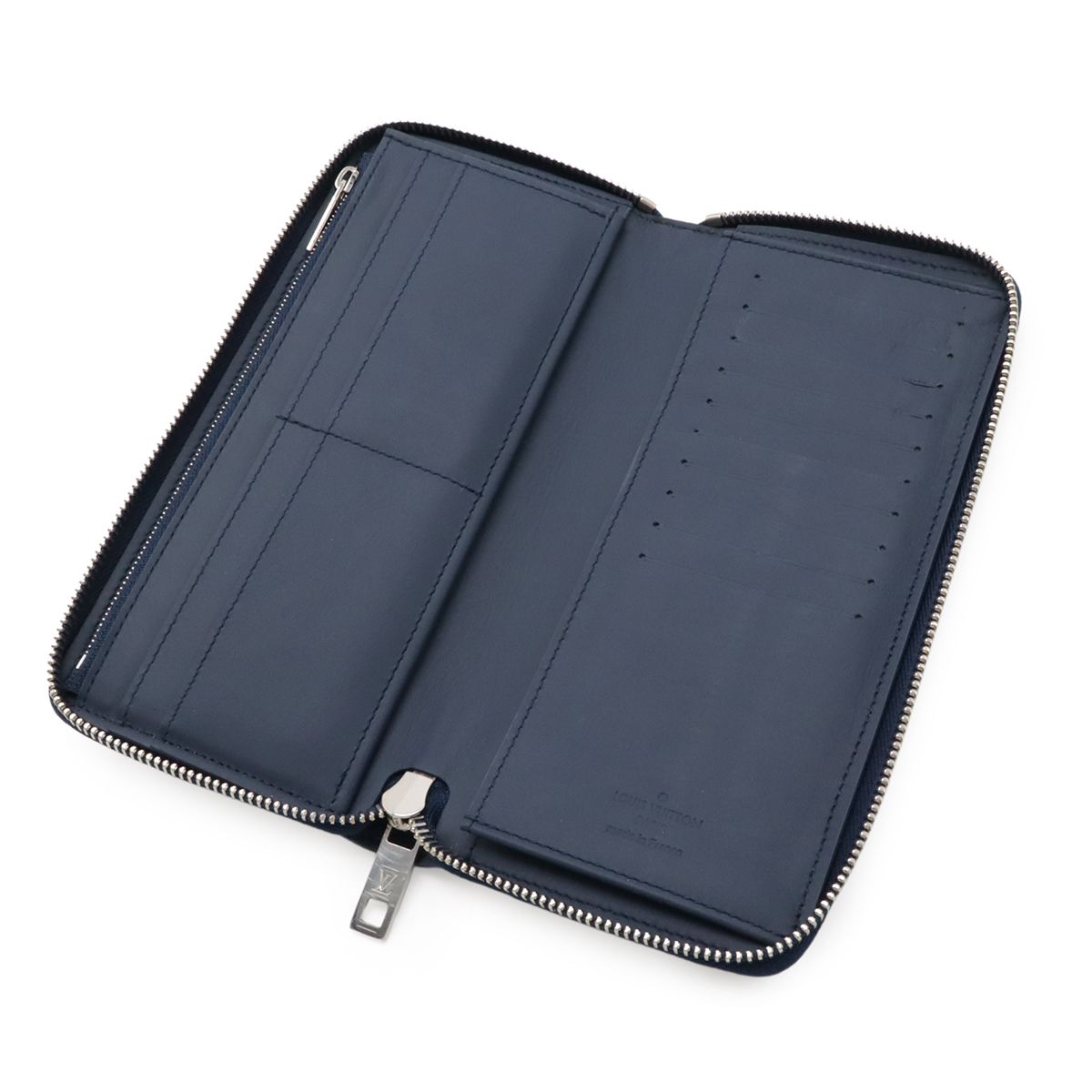 LOUIS VUITTON ルイ ヴィトン LVアエログラム ジッピーウォレット ヴェルティカル ラウンドファスナー 長財布 レザー マリーヌ ネイビー M81767 LOUIS VUITTON ルイ ヴィトン LVアエログラム ジッピーウォレット