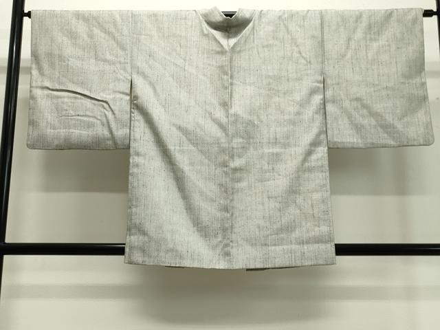 平和屋着物▽本場大島紬 単衣 市松文 200亀甲 正絹 逸品 DAAS0942az