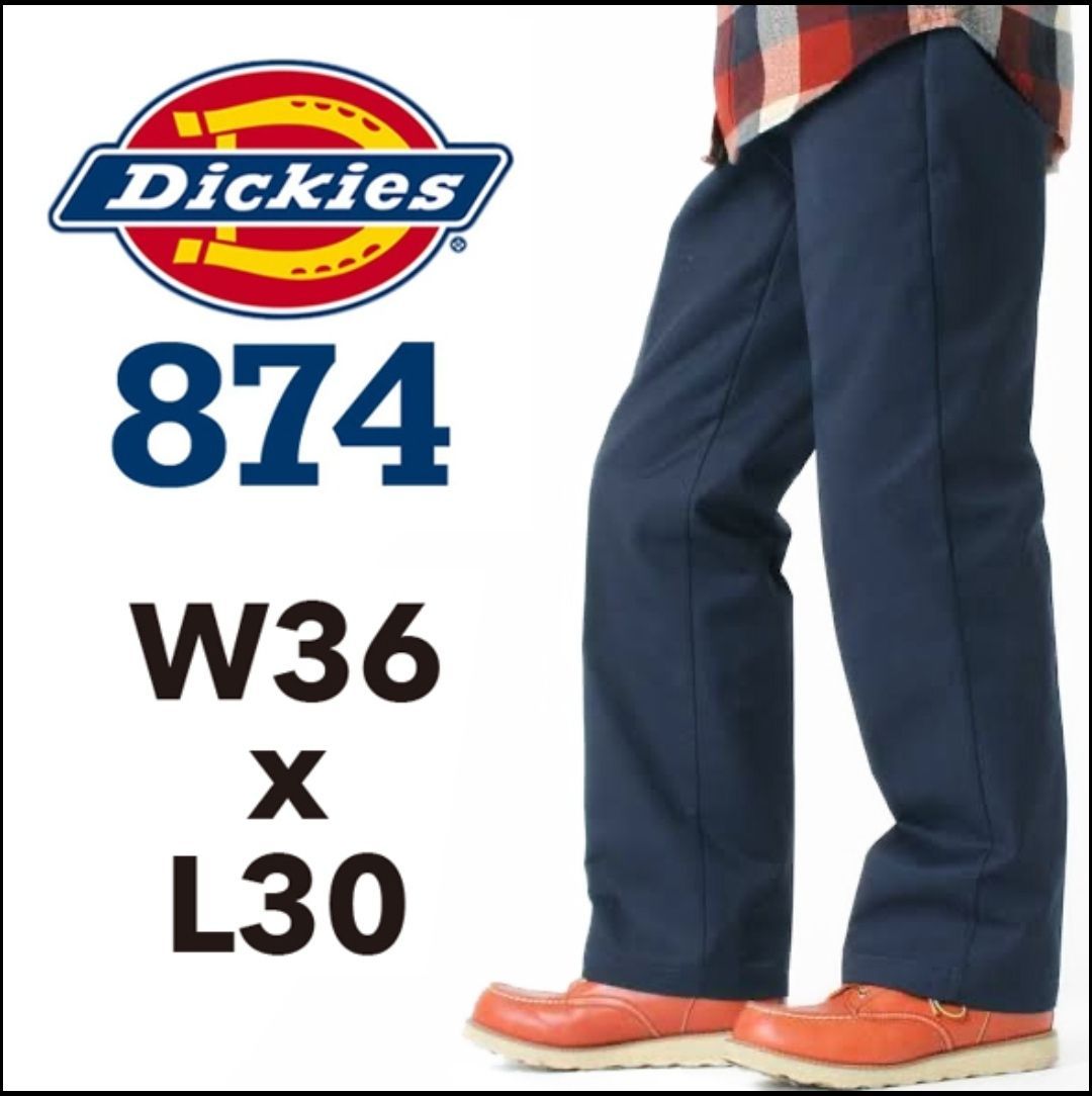 送料込み新品Dickiesディッキーズ874ワークパンツW36L30 ダークネイビー - メルカリ