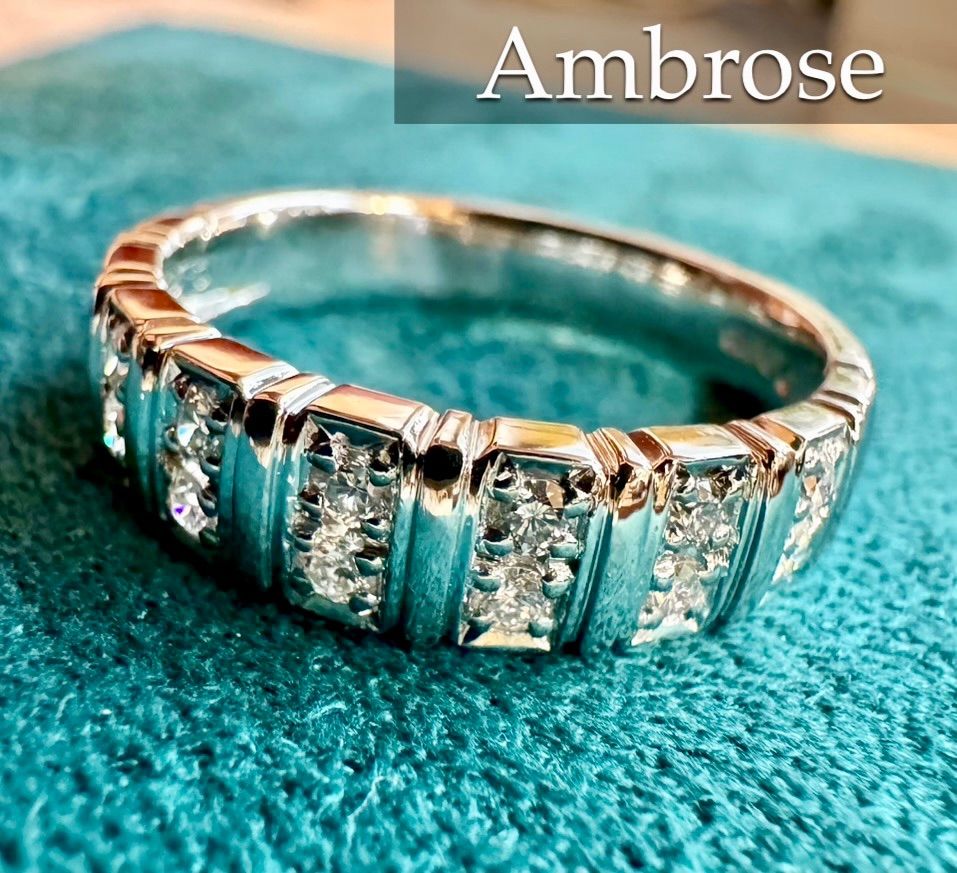 アンブローズ Pt900*16号**プラチナダイヤモンドリング - メルカリ