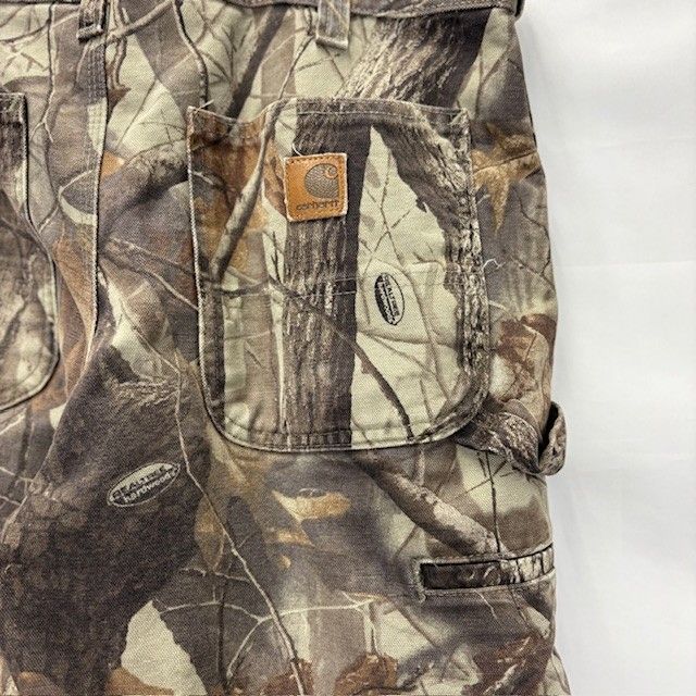 Carhartt REALTREE Hardwoods Camo Carpenter Shorts カモ ペインター ショートパンツ サイズ ...