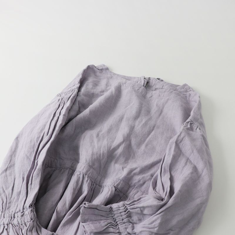 サマンサモスモス SM2 Samansa Mos2 35th kazumi カズミ コラボ 前後着リネンワンピース F/ラベンダー 【2400013476508】 - TRESOR メルカリ店 ...