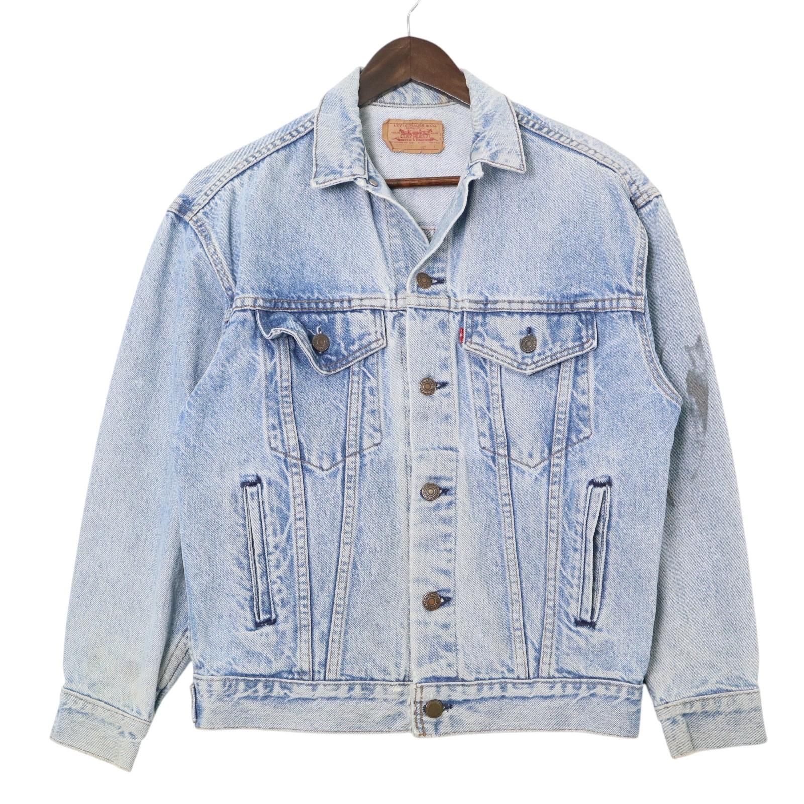 80年代 Levi's リーバイス 70506-0211 デニムトラッカージャケット ブルー (メンズ L) 中古 古着 A4332 - メルカリ