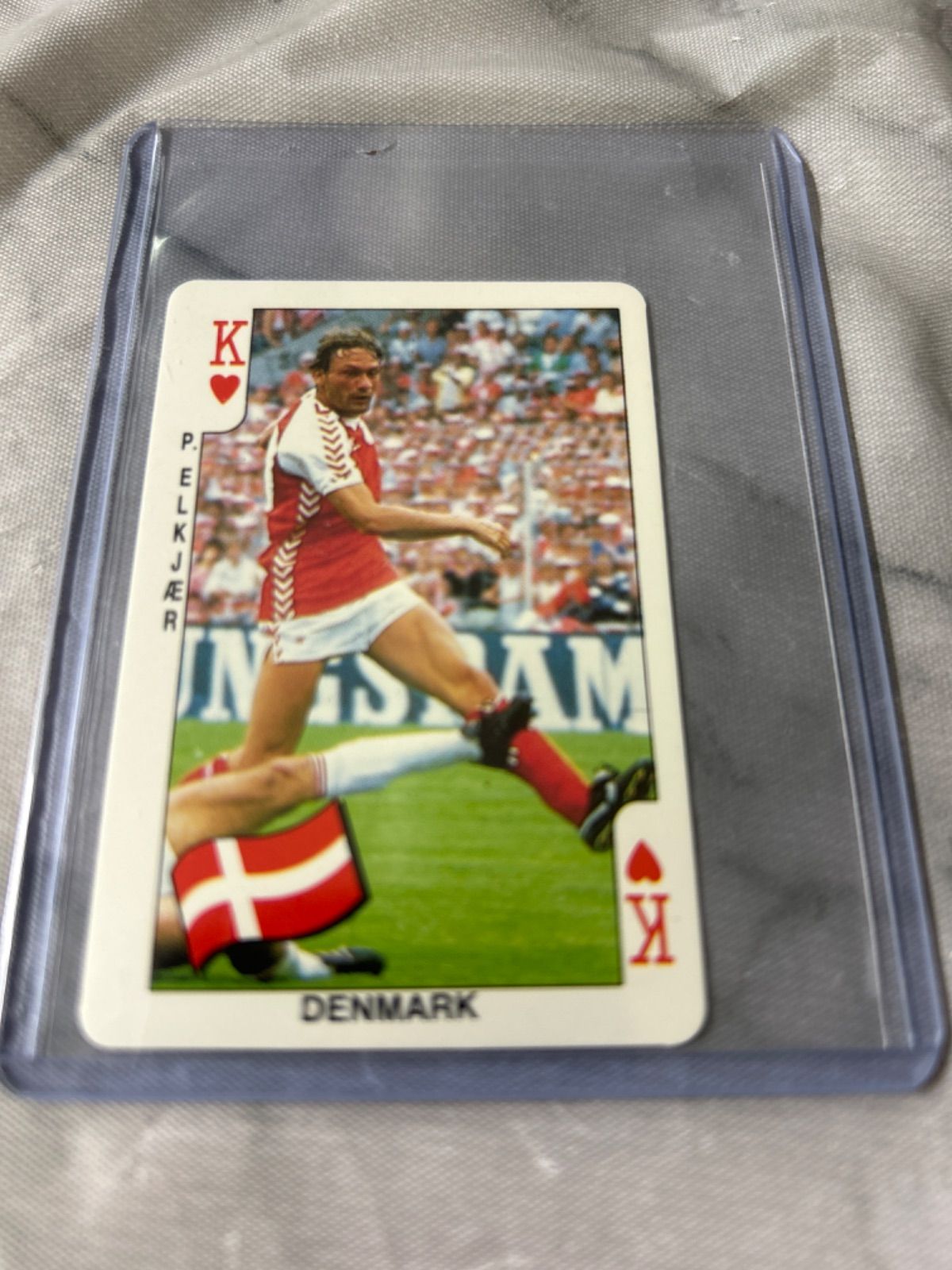 1986 Dandy Bubble Gum Football Card P.Elkjer Denmark - メルカリ