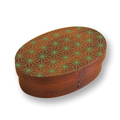 【新着商品】L16-11-12ss 緑 曲げわっぱ弁当箱L スリ 麻の葉~ASANOHA~ 加賀蒔絵 - メルカリ