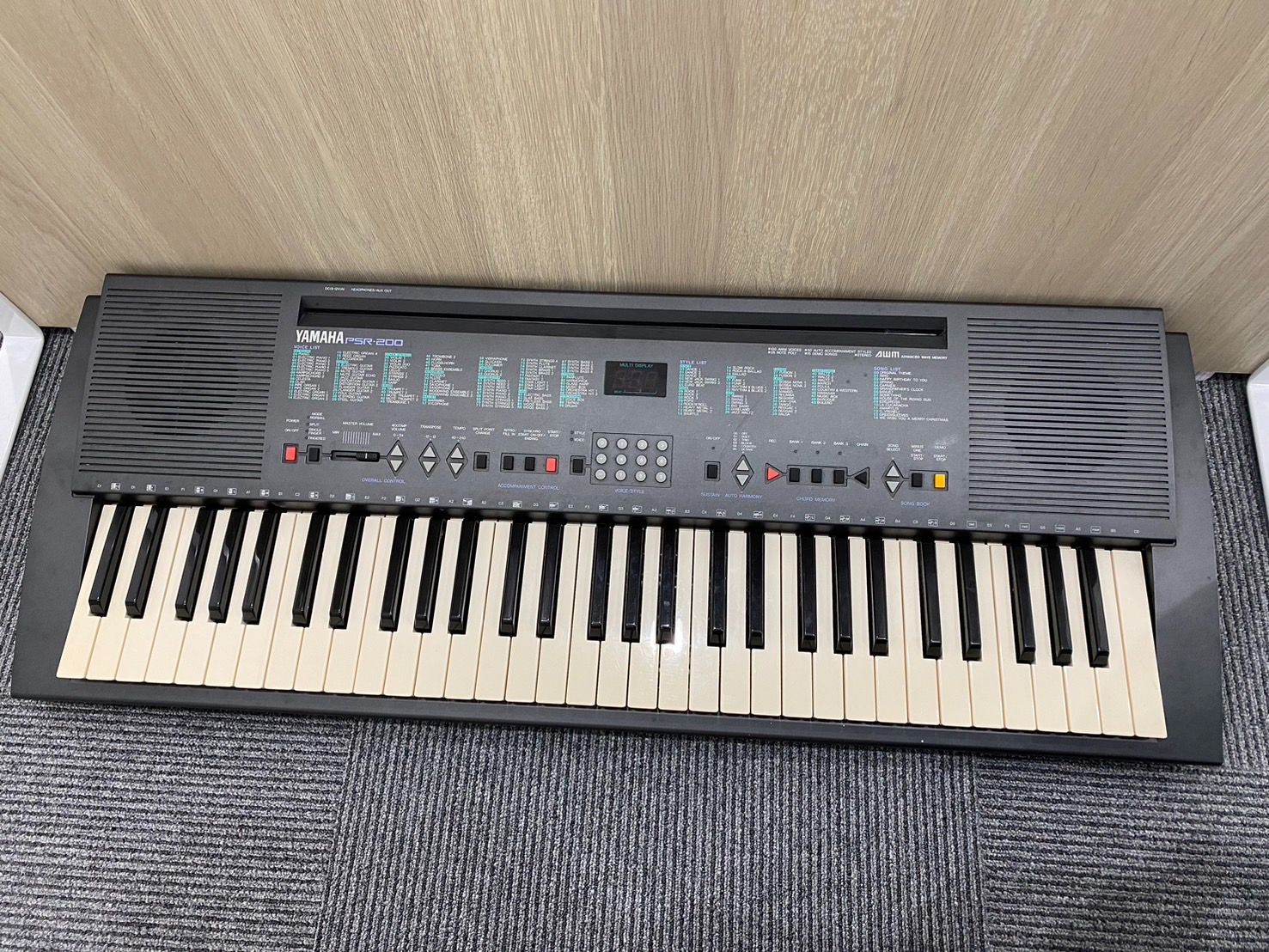 YAMAHA PSR-200 電子キーボード 譜面台 電源コード - メルカリ