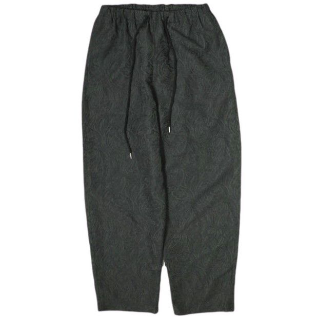 monkey time モンキータイム PE JACQUARD WIDE EASY PANTS ペイズリージャガードワイドイージーパンツ 8314-186-1601 M DARK GRAY ...