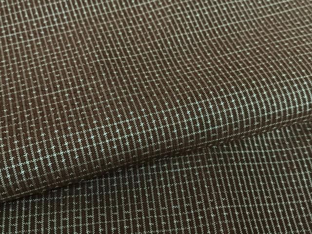 平和屋着物○男性 本場大島紬 アンサンブル 格子 正絹 逸品 AAAV7308zg