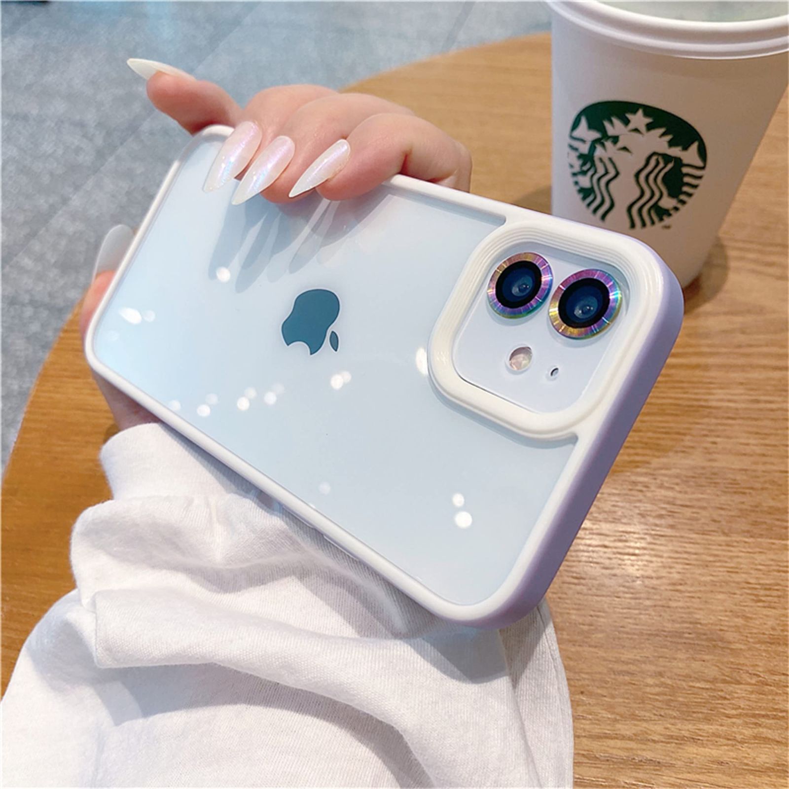 【特価商品】いphone12 ケース 韓国 クリア ハード サイドケース iPhone12 耐衝撃 スマホケース iPhone12pro ケース カバー 黄ばまない 可愛 薄型 シンプル 軽量 ...