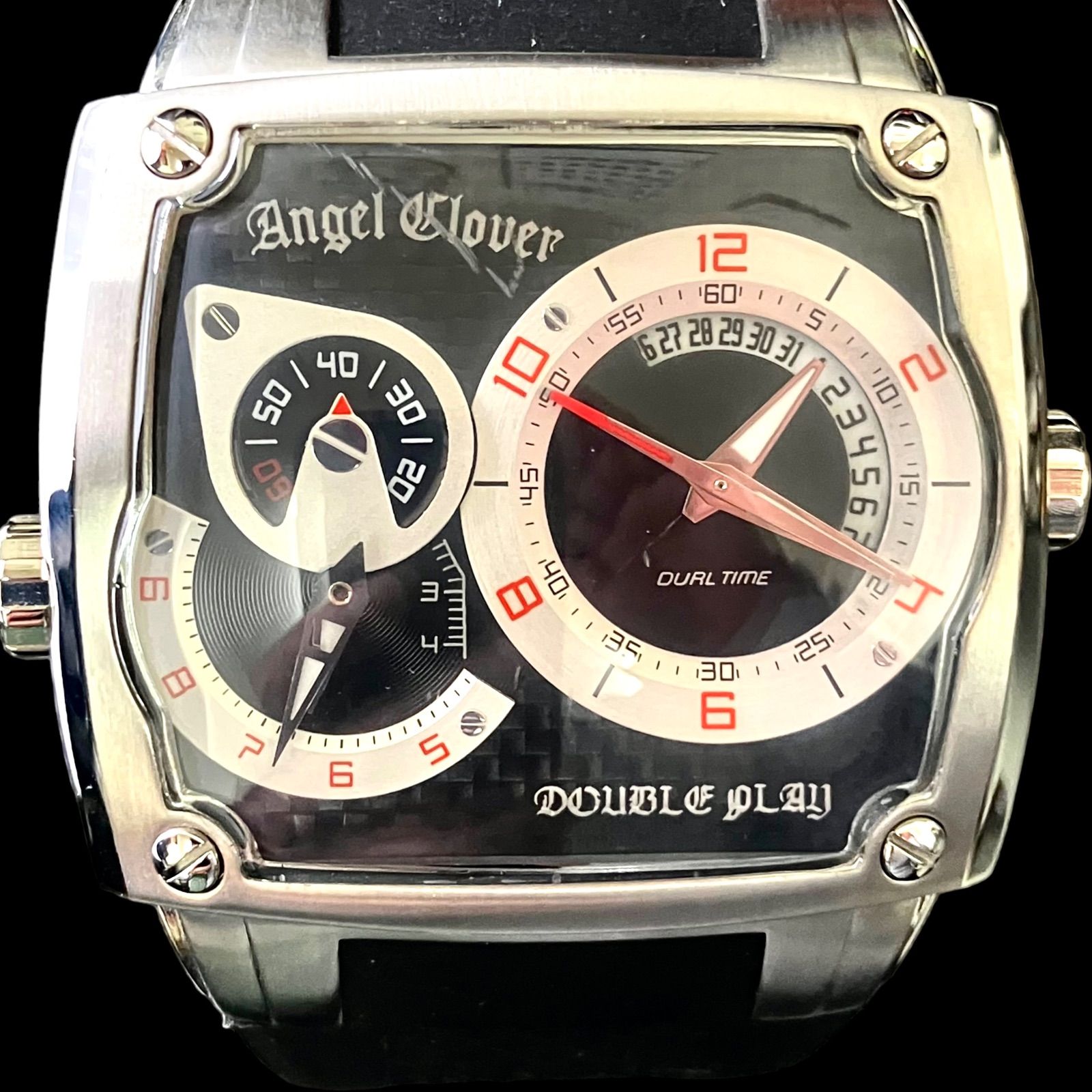 【希少品⭐️Angel Clover】極美品 新品電池交換 エンジェルクローバー DP44-BK ダブルプレイ きれいです！ （AYA） - メルカリ