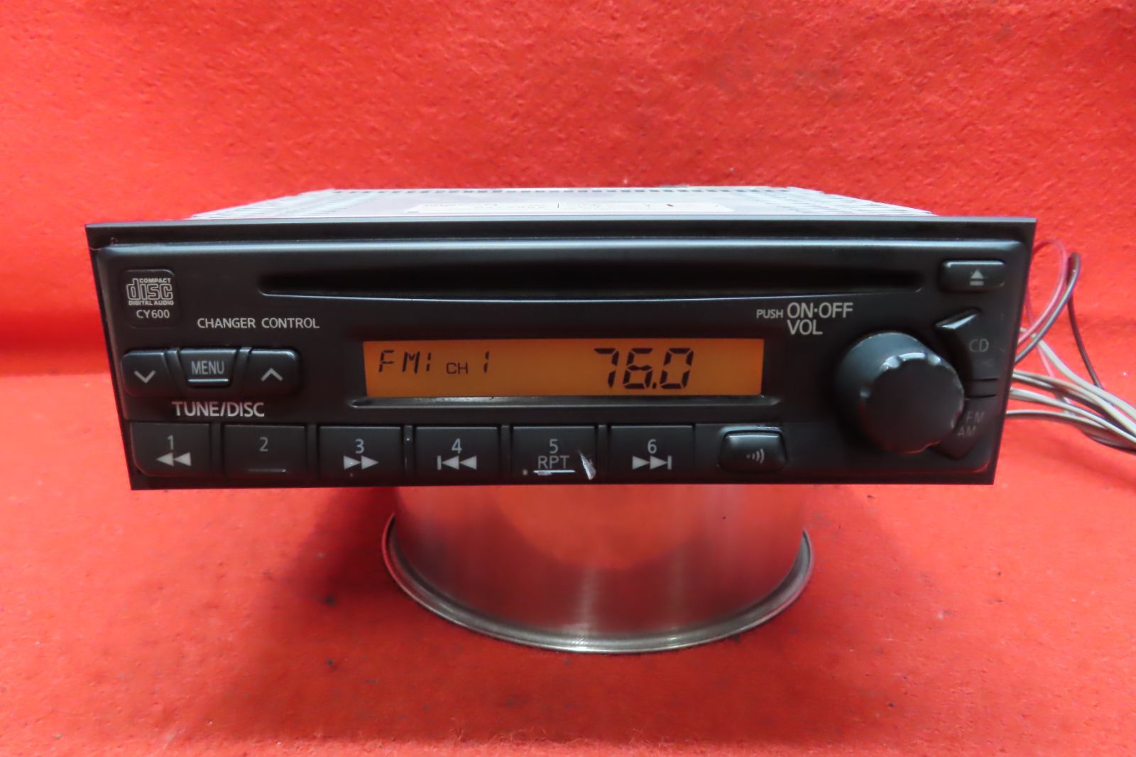 ＊CS1468＊動作保証付/日産純正 ブルーバード シルフィ PP-2448R CY600 CDプレーヤー CDデッキ カーオーディオ ...