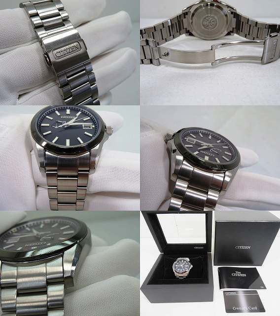 s23g-371n【中古】CITIZEN ザ・シチズン AQ1034-56E A010-T020143 メンズ ソーラー 腕時計 エコドライブ ...