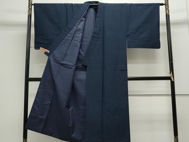 平和屋着物○男性 本場染大島紬 アンサンブル 亀甲柄 証紙付き 正絹