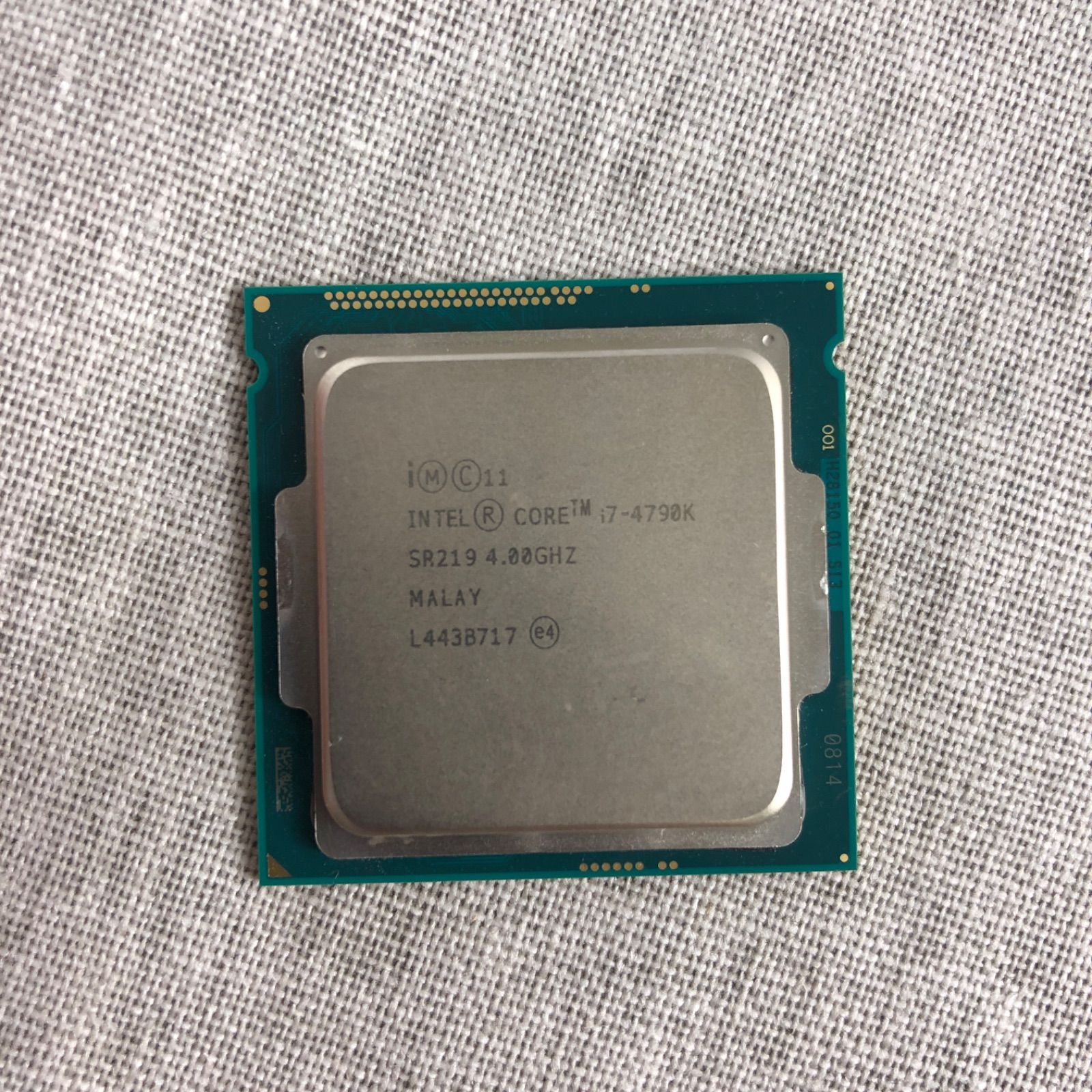CPU Intel Core i7-4790K【BIOS起動確認済】/CPU_M230519 - プロフ必読★refurcom/リファコム ...