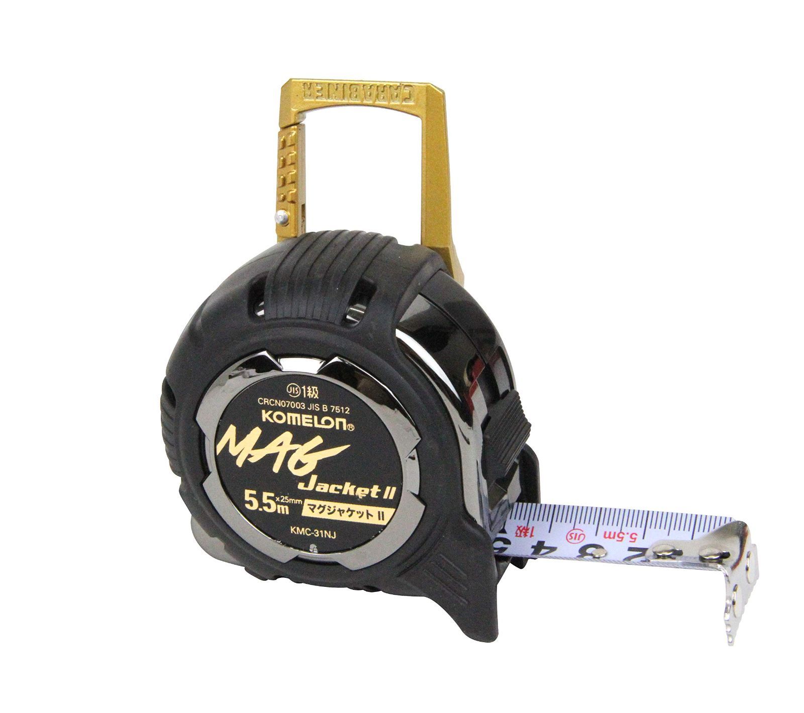 JIS1級 マグジャケット 5.5m 25mm幅 コンベックス KMC-31NJB アソート品の為色指定不可 コメロン(Komelon) ブラックorゴールド - メルカリ