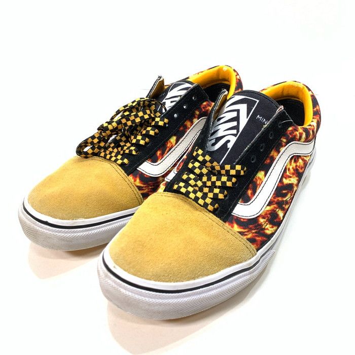 【中古品】VANS バンズ OLD SKOOL ”MINDSEEKER"" FLAME オールドスクール コラボ マインドシーカー シューズ ...