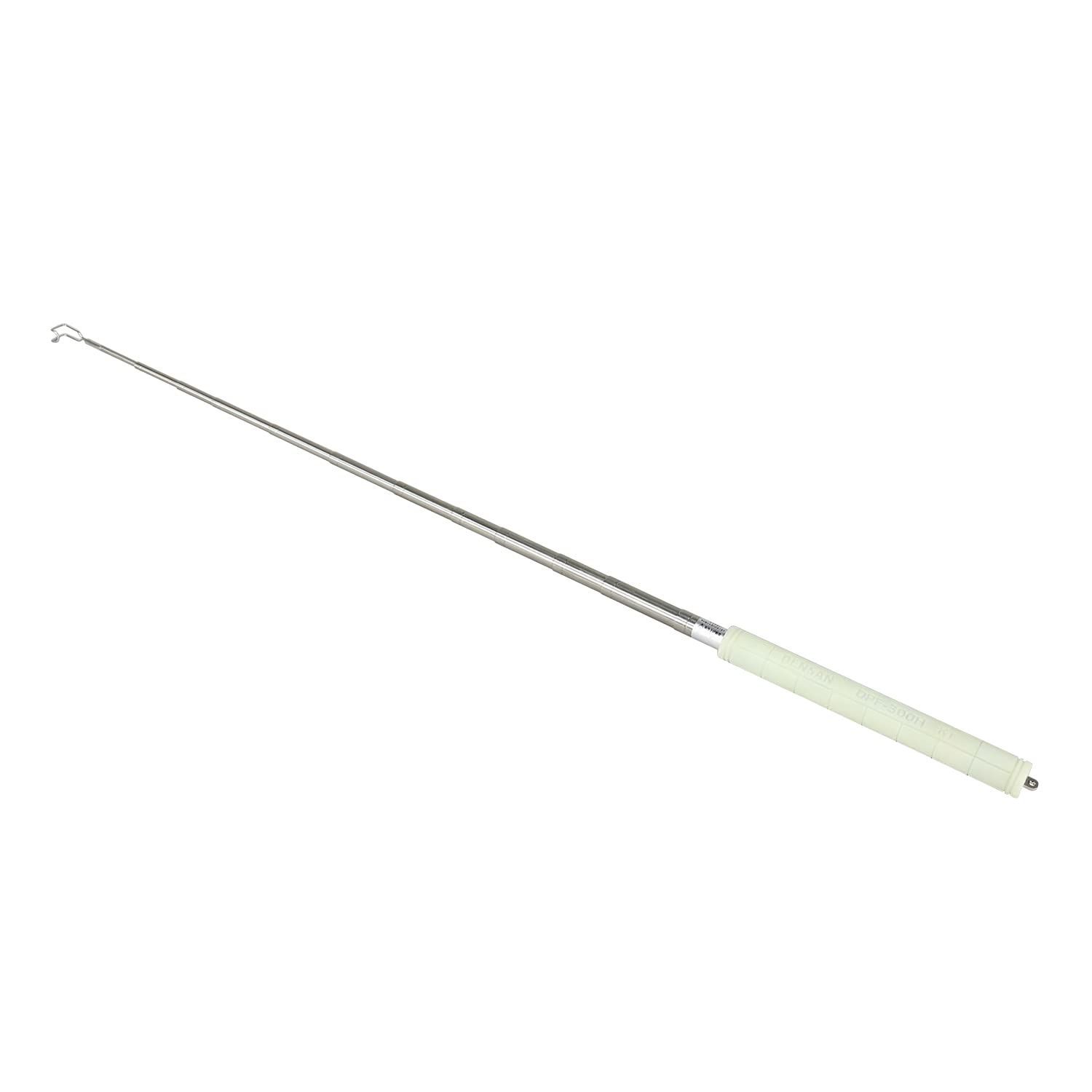 シルバー_3m デンサン ポケットフィッシャー 蓄光グリップ付 3m DPF-300H シルバー - メルカリ