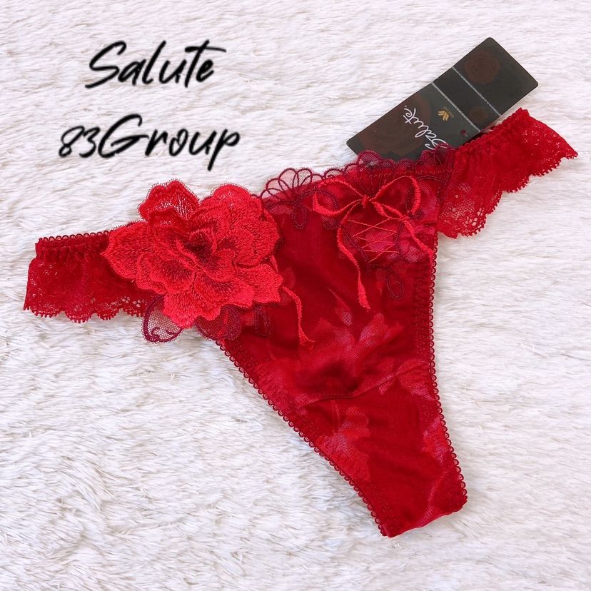 【新品タグ付き】Wacoal Salute ワコール サルート 83グループ 83G ユートピア ショーツ ソング Tバック タンガ ランジェリー 下着 勝負下着 セクシー下着 レッド 赤 ...