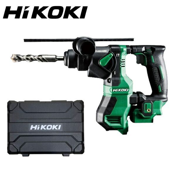 HiKOKI DH12DD(NNK) コードレスロータリハンマドリル 10.8V 小形・軽量ボディ 低振動 LEDライト 回転数2段切替 オートストップ機能搭載 リアクティブフォース ...