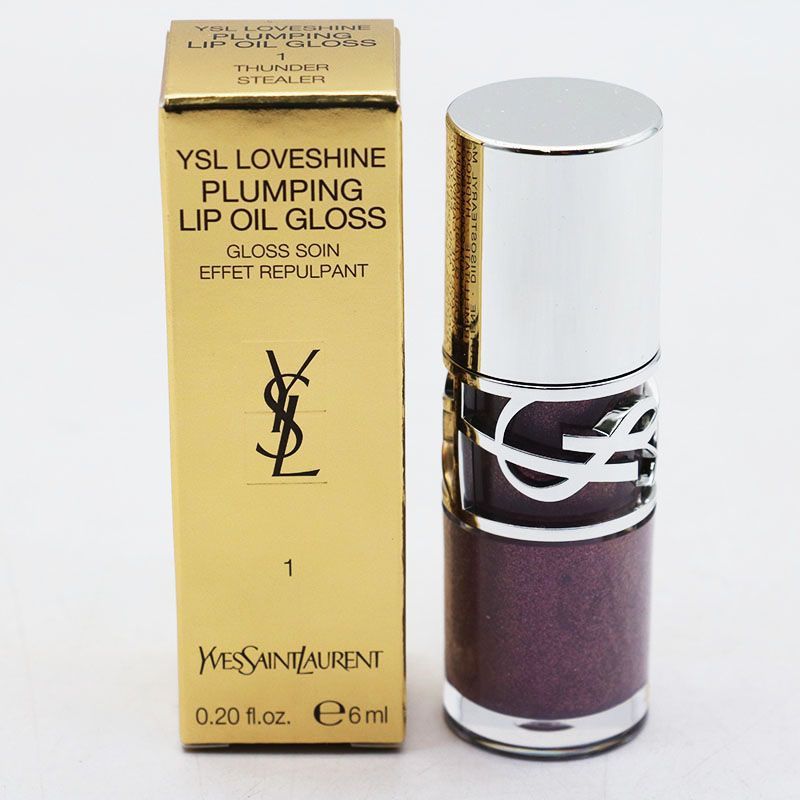 未使用 イヴサンローラン YSL ラブシャイン オイルグロス 1 THUNDER STEALER 6ml CR7-07-02-26 - メルカリ