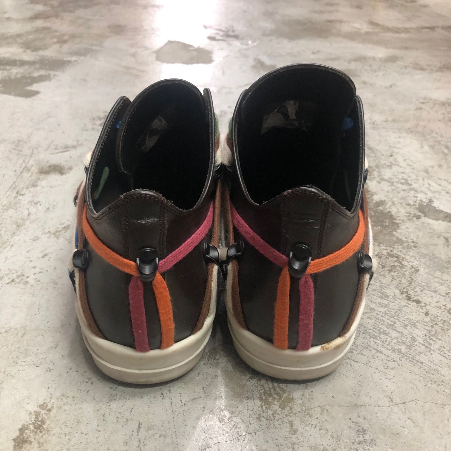 Rick Owens メガレース レザー ラモーンズ スニーカー リック Rick Owens メガレース レザー ラモーンズ スニーカー リック
