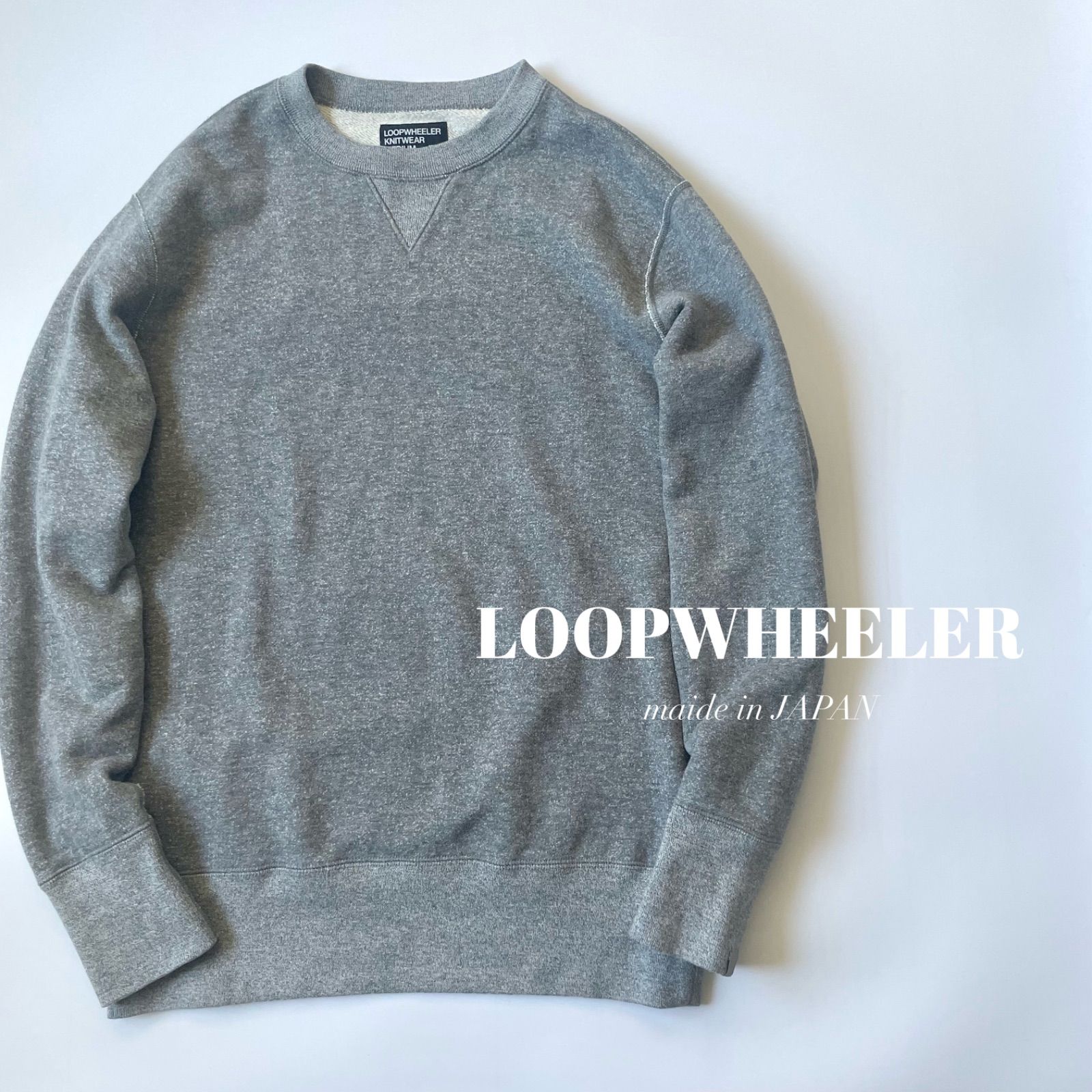 LOOPWHEELER / 吊り裏毛 クルーネックスウェット - メルカリ
