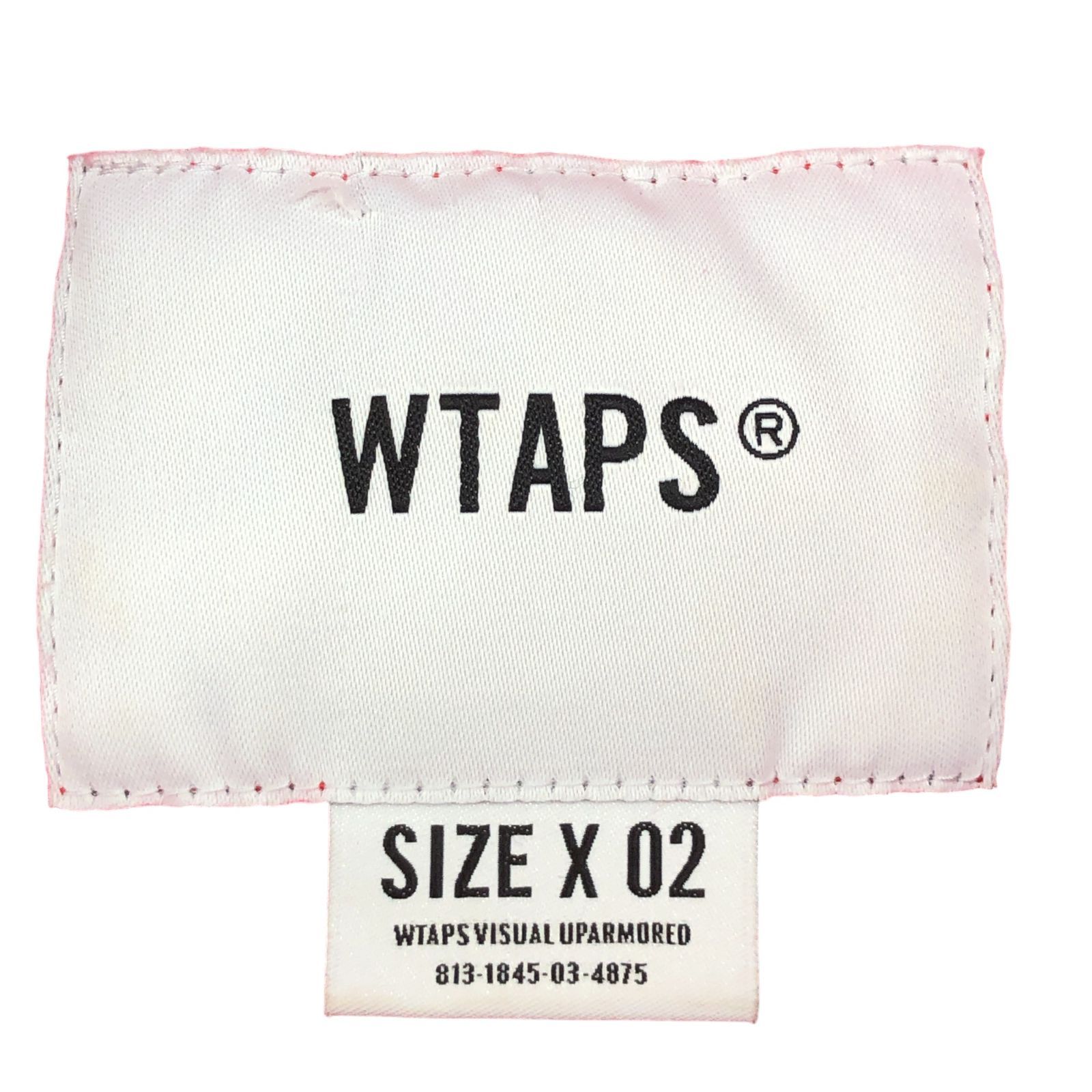 ☆美品☆ W)taps ダブルタップス パーカー 長袖 ビックロゴ ☆美品☆ W)taps ダブルタップス パーカー 長袖 ビックロゴ