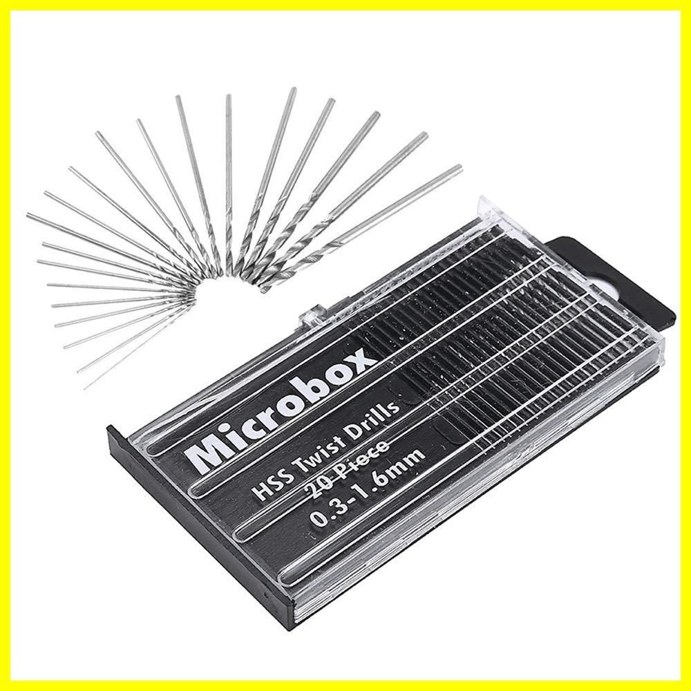 【在庫限定】20本組 付け替えドリル PCB彫刻ドリル 付け替え可能 鋼 DIY HSS 木工 精密ドリル 穴あけ用 超硬ドリル ミニルーター用ビットセット Bestgle極細マイクロドリル刃 ...