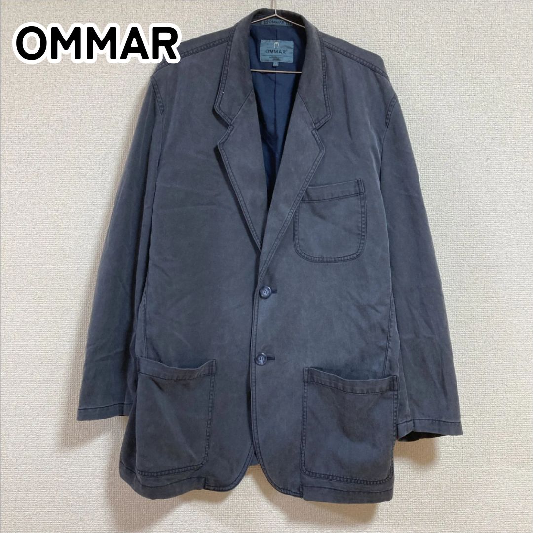 OMMAR オマー LL ネイビー テーラードジャケット メンズ 大きいサイズ - メルカリ