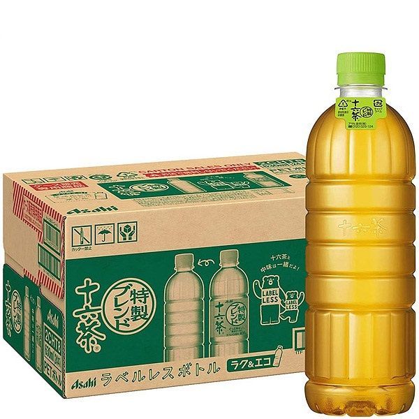 アサヒ飲料 十六茶 ラベルレスボトル PET 630ml×1ケース/24本 - メルカリ