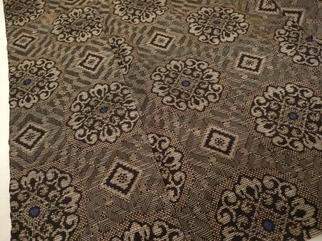 平和屋着物○本場大島紬 龍郷絣 花菱文 正絹 逸品 AAAW5281br - メルカリ