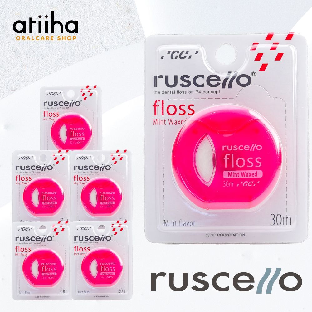 デンタルフロス ジーシー GC ruscello ルシェロ floss フロス ミントワックス付き ピンク 6個 携帯用 - メルカリ
