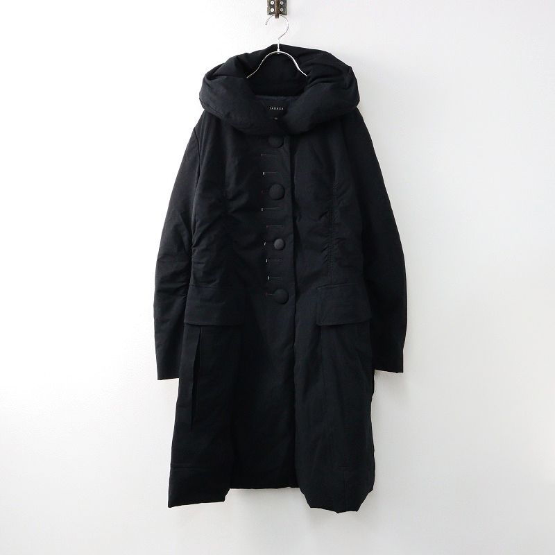タバサ TABASA ショールカラー ダウンコート 36/ブラック トップス 羽織り アウター 長袖 前開き デザイン 【2400014243628】 - メルカリ