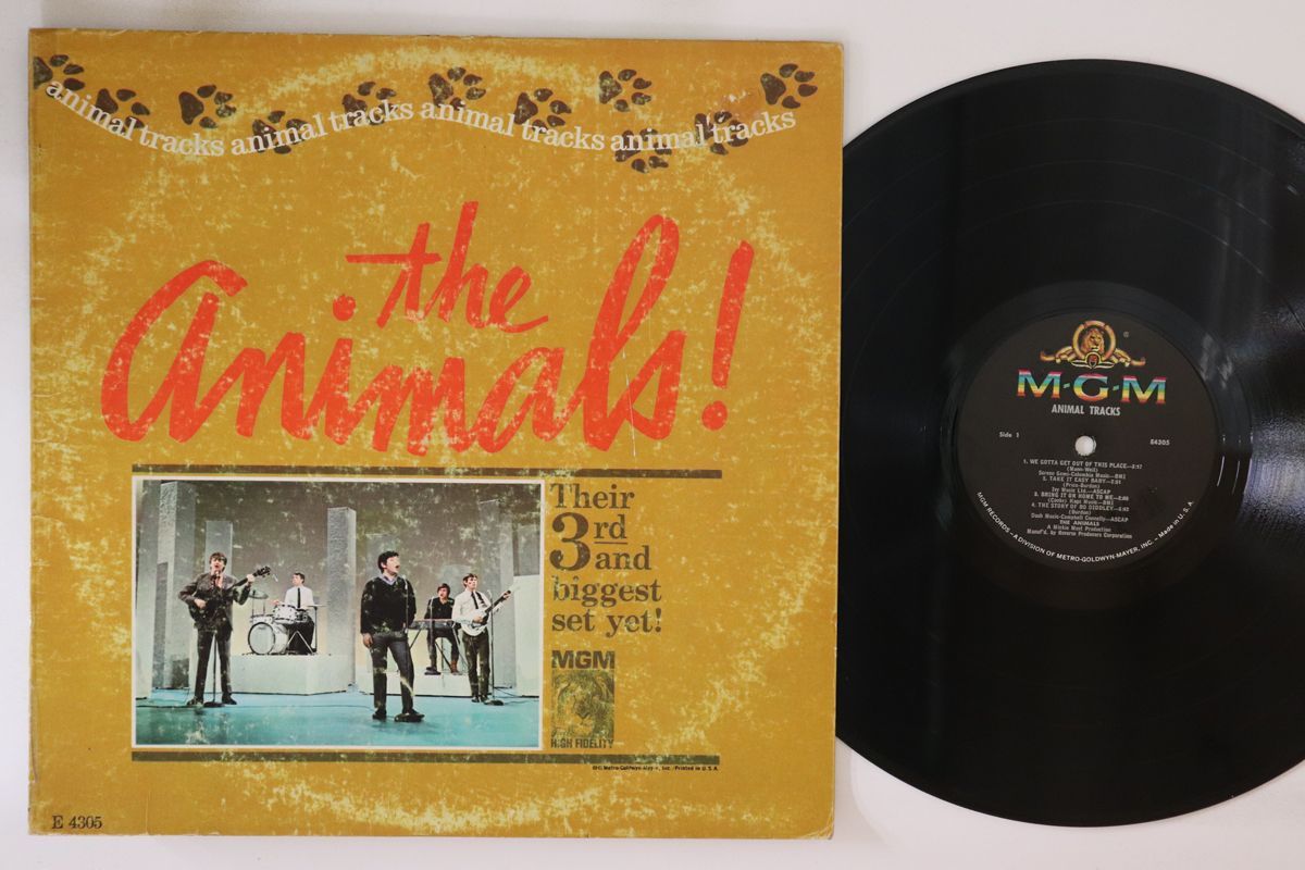 米LP Animals Animal Tracks E4305 MGM RECORDS /00260 - メルカリ