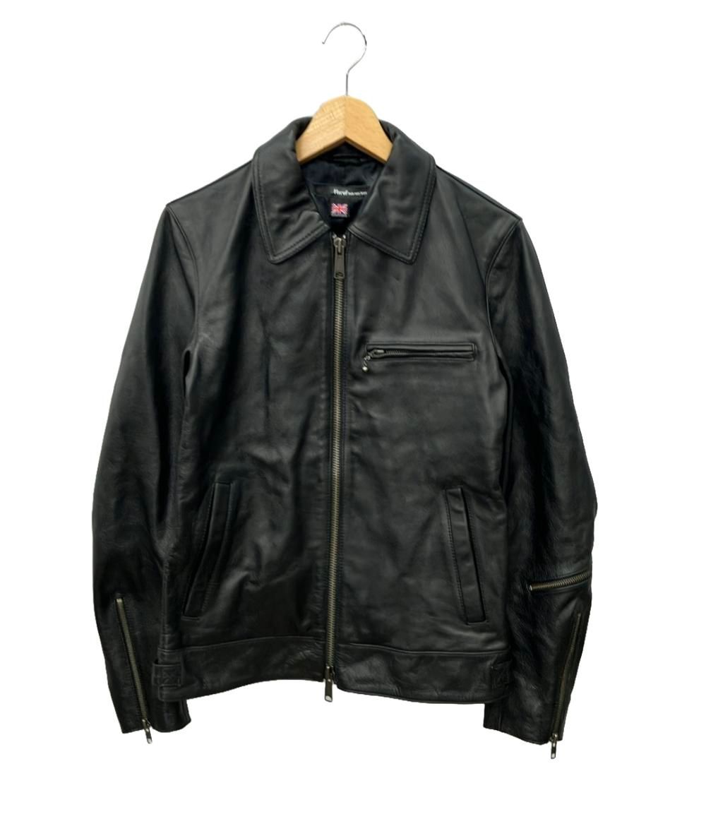 ハルフ ライダースジャケット メンズ 本革 シングル 革ジャン レザージャケット メンズ SIZE L (L) Haruf - メルカリ