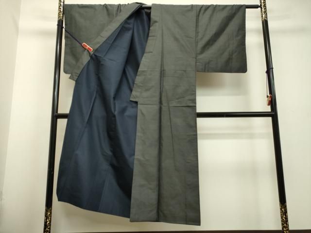 平和屋着物○男性 本場大島紬 アンサンブル 100亀甲 総詰め 正絹 逸品