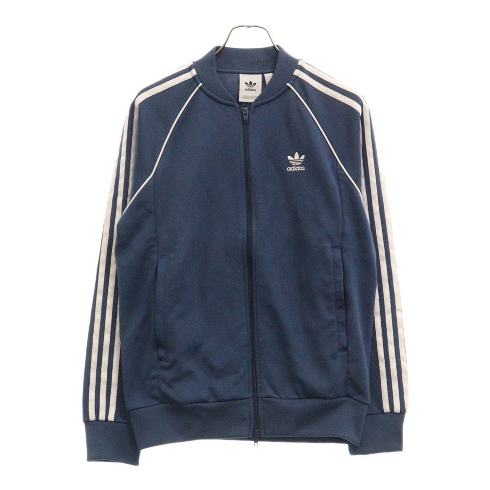 adidas (アディダス) SST TRACK TOP サイドライン ジップアップジャケット トラックトップ ブルー FM3804 - メルカリ