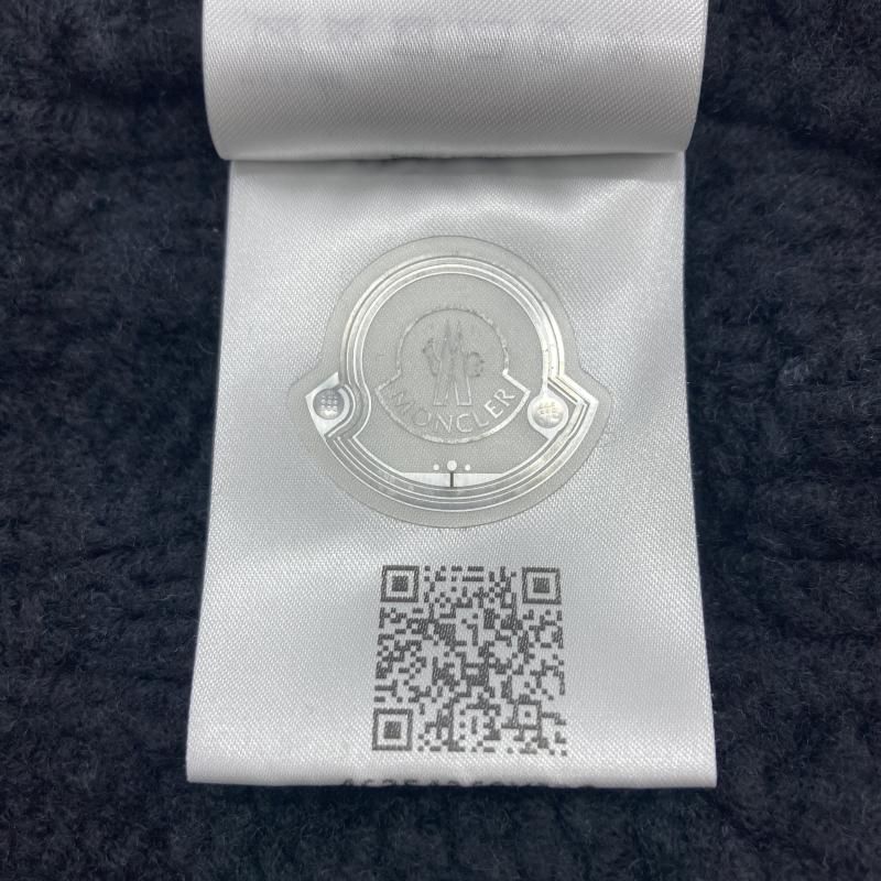 中古】MONCLER 22AW ケーブルニットキャップ ブラック 中古】MONCLER 22AW ケーブルニットキャップ ブラック