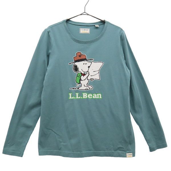 エルエルビーン ピーナッツコラボ アウトドア プリント 長袖 Tシャツ M ブルー L.L.Bean PEANUTS レディース 古着 【231202】 メール便可 - メルカリ