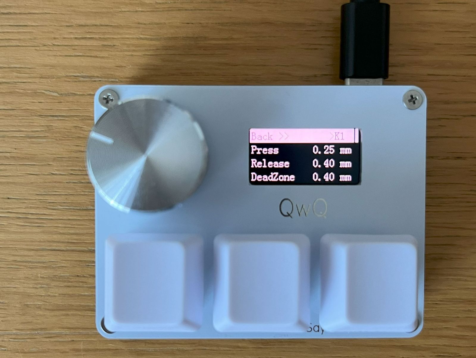 SayoDevice O3C OSU ラピッドトリガー ホールスイッチ 磁気リニアスイッチ 3キー キーボード ノブ スクリーン ボリューム ...