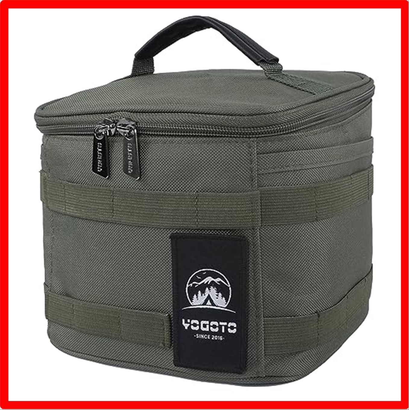 【送料無料】第三世代-アーミーグリーン(底面防水加工+ゴム製のベルトループ付き) 【YOGOTO】 スパイスボックス アウトドア キャンプ BBQ 調味料ケース - タクキチショップ - メルカリ