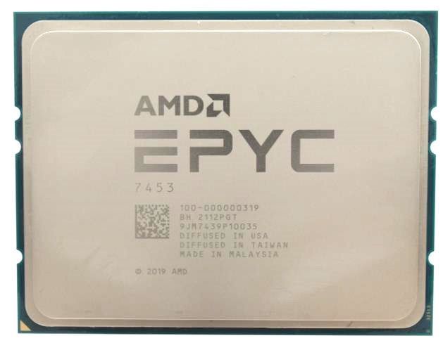 AMD EPYC 7453 28C 2.75GHz 3.45GHz 64MB Socket SP3 2P 225W - メルカリ