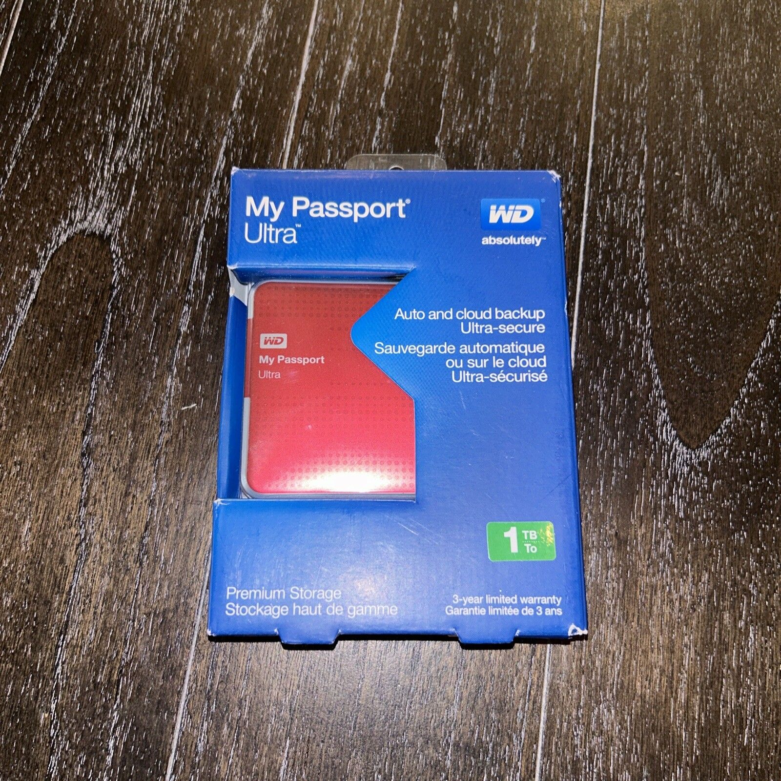 Western Digital My Passpt Ultra 1TB 外付けハードドライブ レッド - メルカリ