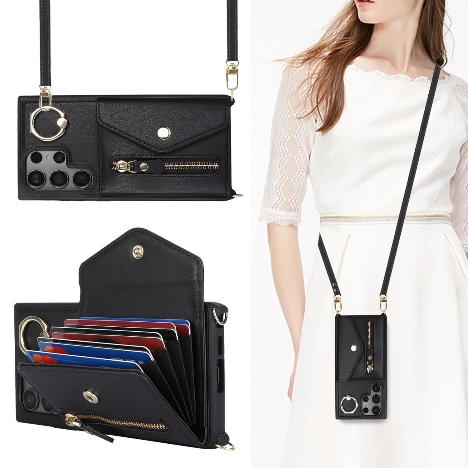 【Hamany】 Galaxy S23 Ultra ケース ショルダー samsung s23 ultra ケース カバー ギャラクシーS23 ...