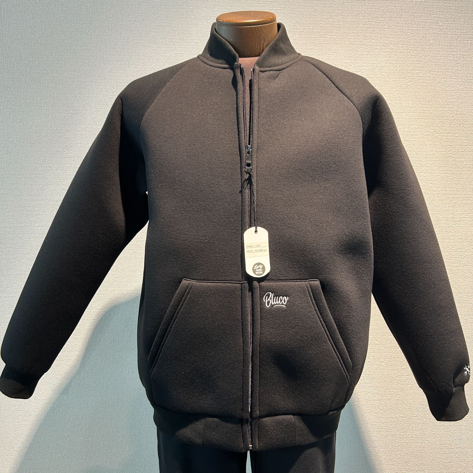 【BLUCO】 BONDING TRACK JACKET ボンディング トラックジャケット Mサイズ XLサイズ ブラック ジャケット ブルコ 1221 新品未使用 2023年新作 秋冬 ...