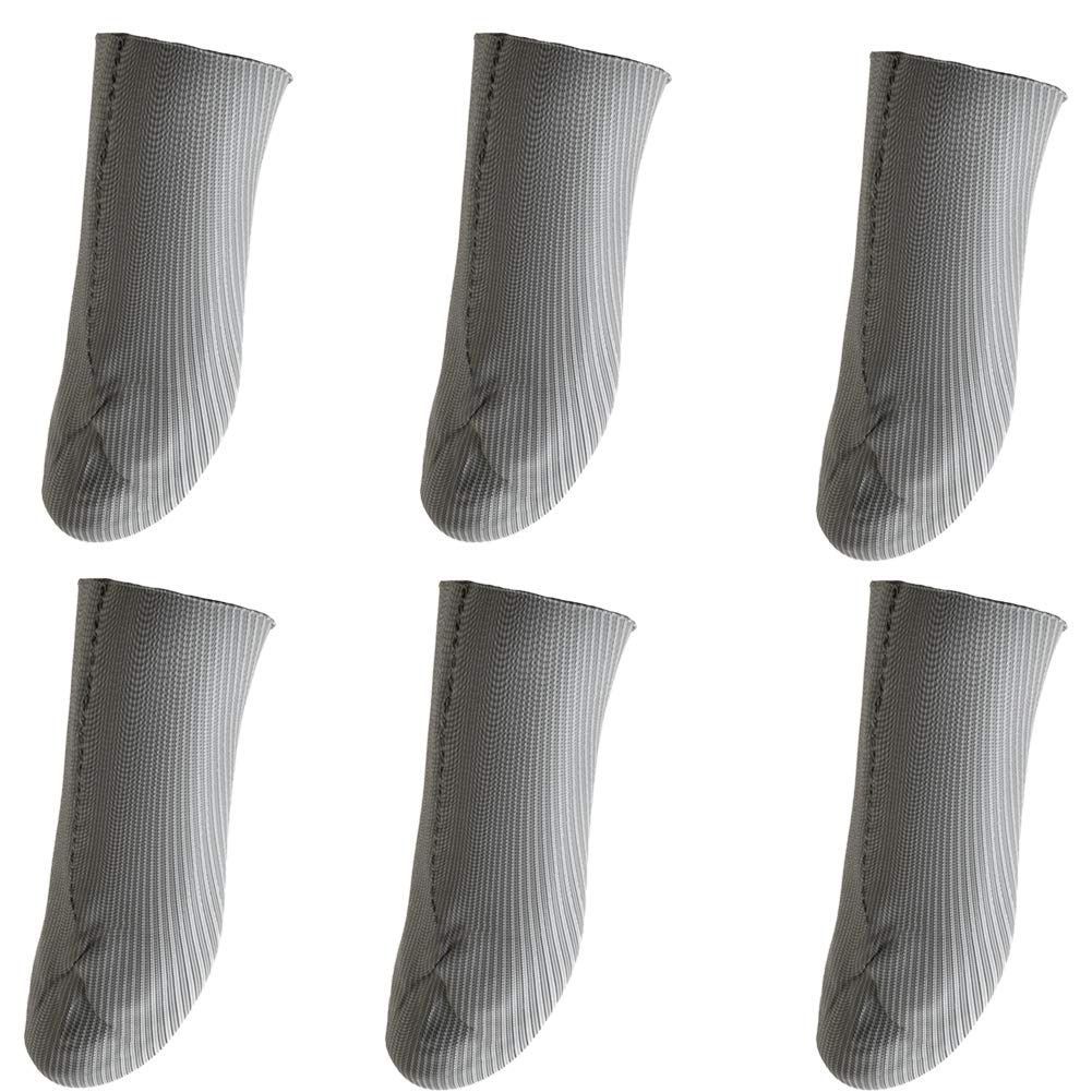 【特価商品】MOMOFLY 銀繊維布 爪先縫い目なし 指サック スマホ ゲーム ゆびさっくMobile ゲーミング 6個入り 0.5mm超薄 ...