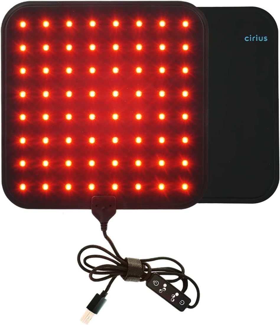 Cirius 近赤外線LEDパッド 軽量 薄型 温熱器 USBタイプ 生活防水 2.5mm 3段階温度 タイマー機能 座り仕事 温熱ケア オフィス 作業 運転中 秋冬 暖房 家庭用 シリアス ...