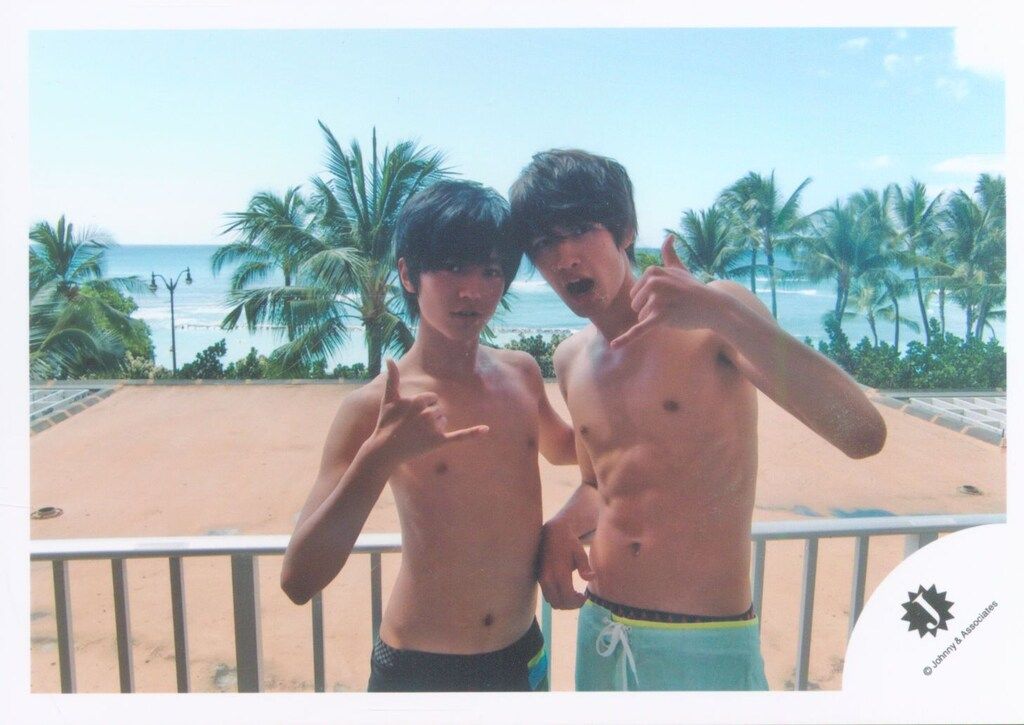 King&Prince/SixTONES 14年 ハワイオフショット ジェシー/永瀬廉 公式写真 *1枚 - メルカリ